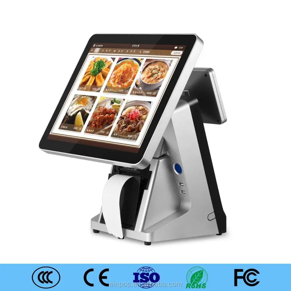 2018 New Touch Screen Pos Machine With Built In 80mm Thermal Printer ...
