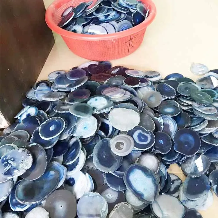 High End Building Material Blue Agate Marble Slab Wall Panel - Buy High ...