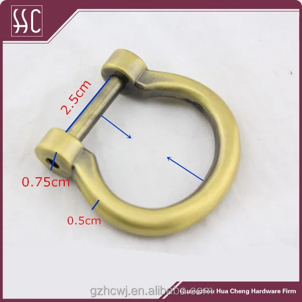 D Ring For Handbag,Screw Metal D Ring,Open D Ring For Handbag Accessory ...