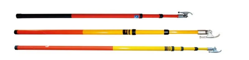 3m-12m Fiberglass Telescopic Hot Sticks - Versatile & Durable