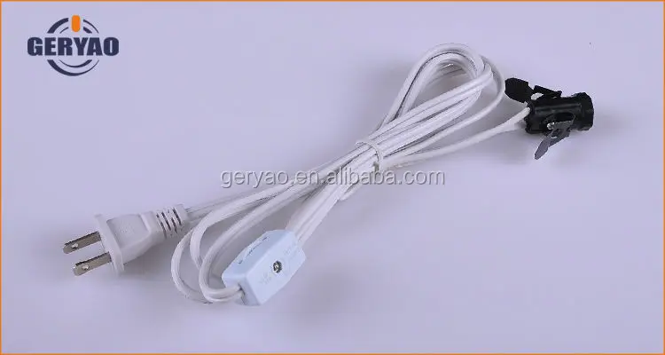 Canada American Standard Power Cord With Butterfly Clip Lampholder E12 ...
