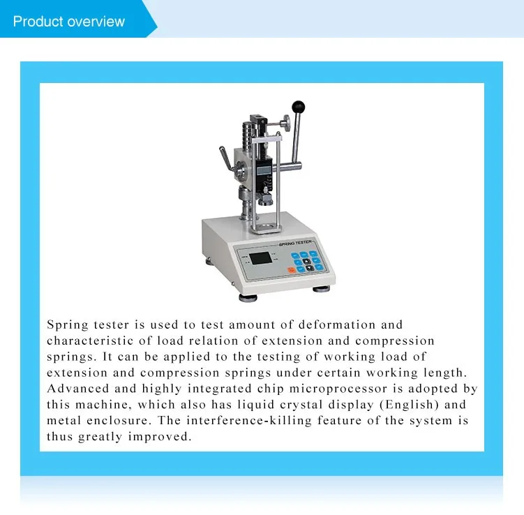 Spring Tension And Compression Force Measurement Tester - Buy Spring ...