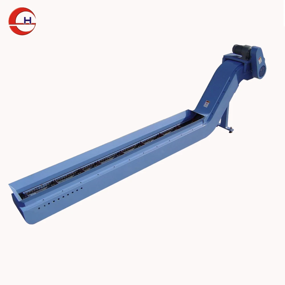 High Effectively Hinged Belt Type Chip Scraper Conveyor For Cnc ...