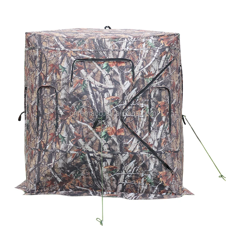 Outdoor Durable Permanent Professional Camo Hunting Ground Blind - Buy ...