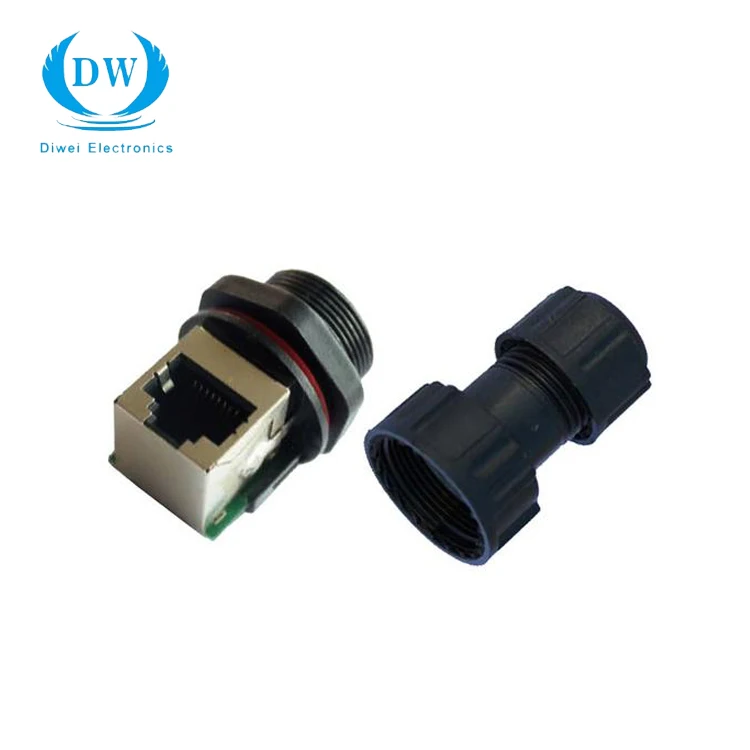 Anti-corrosion RJ45 IP54 Waterproof Connectors for Photo Gear