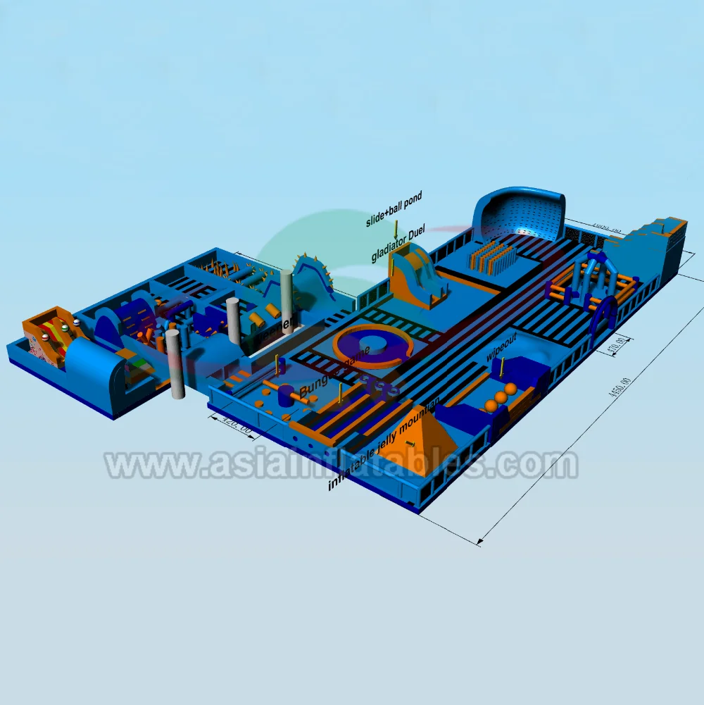 Customized Air Training Inflatable Emergency Escape Slide / Evacuation ...