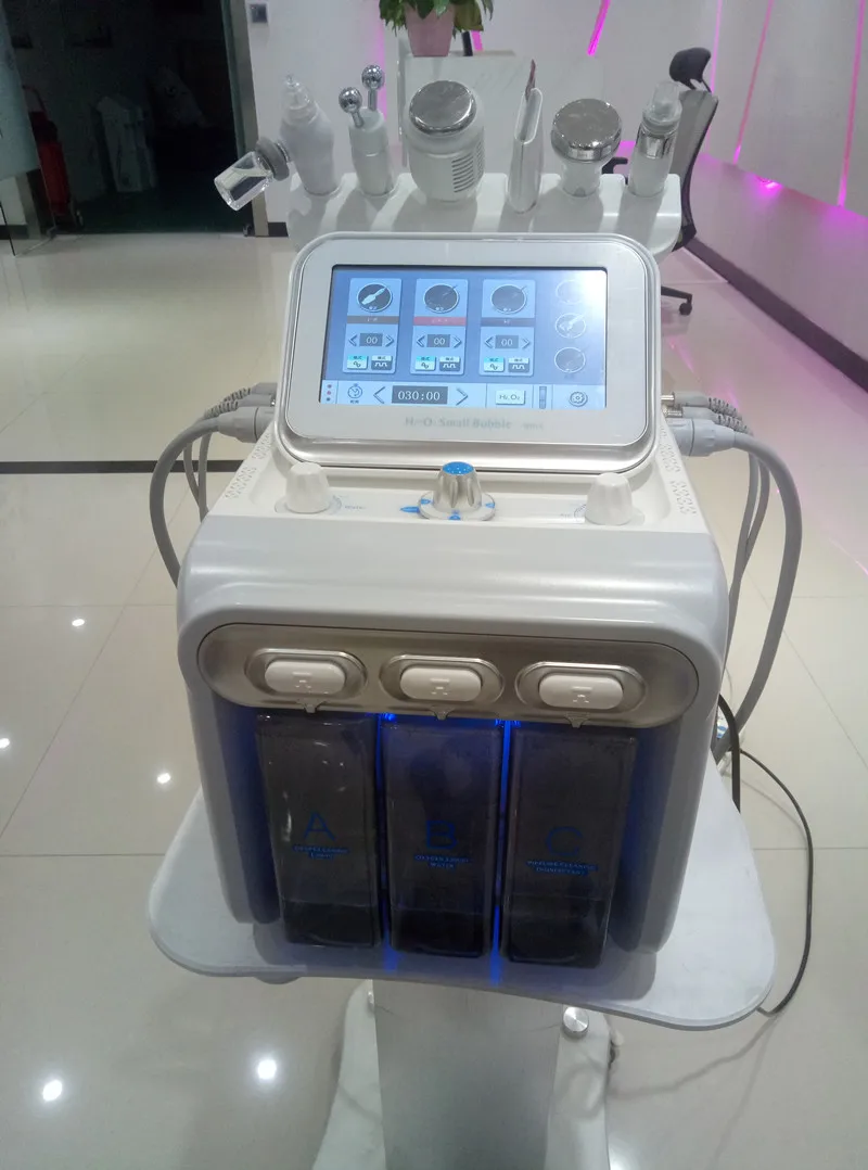 Hydrogen Oxygen Hydra Skin Peel Facial Equipment H2o2 Small Bubble ...