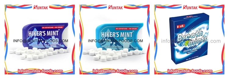 Sliding Mints - Sugar Free Tablet Candies BRC Mint Sweet