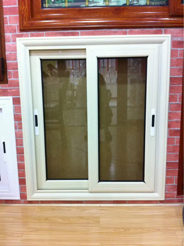 Champagne Color Aluminum Frame Horizontal Sliding Window - Buy ...