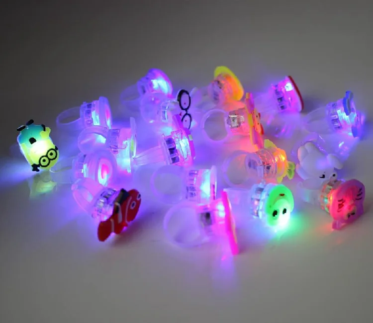 Ph-02 Kids Rubber Ring Flash Finger Led Ring Light - Buy Ring Light,Led ...