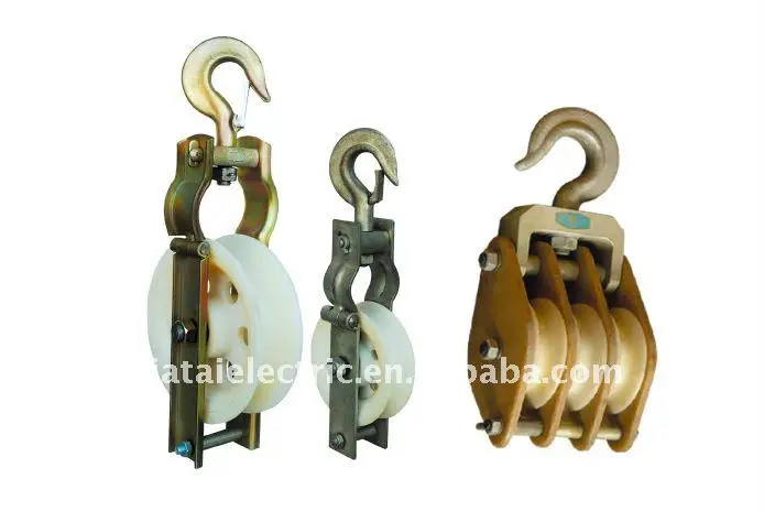 Cable Pulley Block And Tackle/ Single Sheave Cable Hanging Pulleys ...