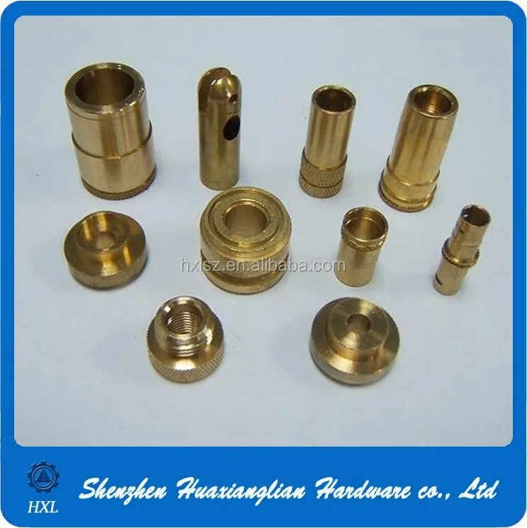 High Precision Turned Machining Brass Smoking Pipe Parts
