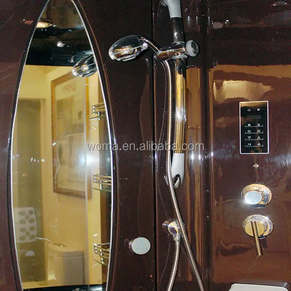 Woma Black Color Complete Steam Shower Room Two Person Luxury Steam