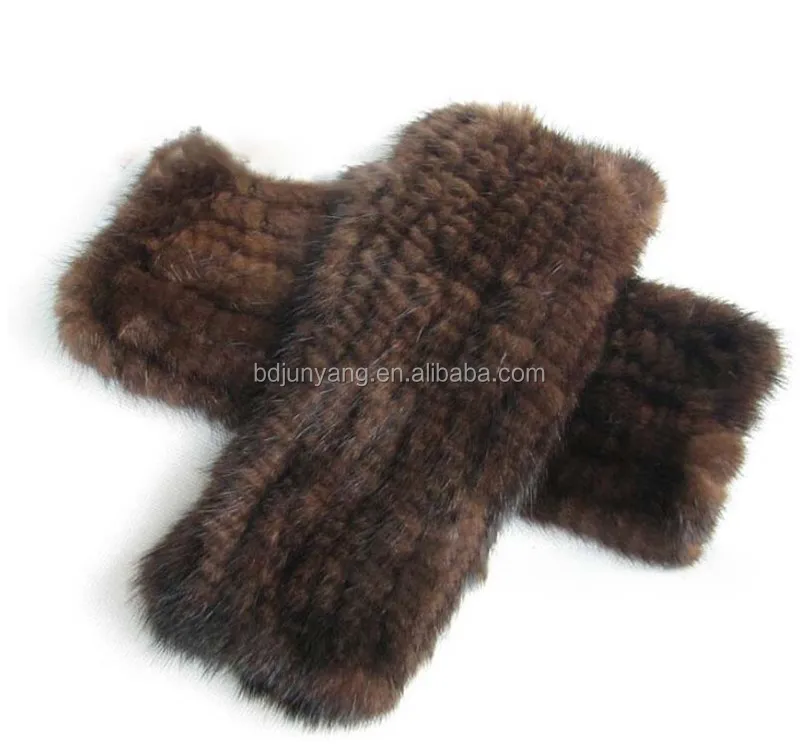 Mink Fur Massage Gloves/sweet Faux Fur Finger Glove/fur Fingerless ...