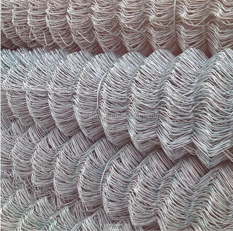 1.8m High Black PVC Coated Residential Chain Wire Mesh Fencing