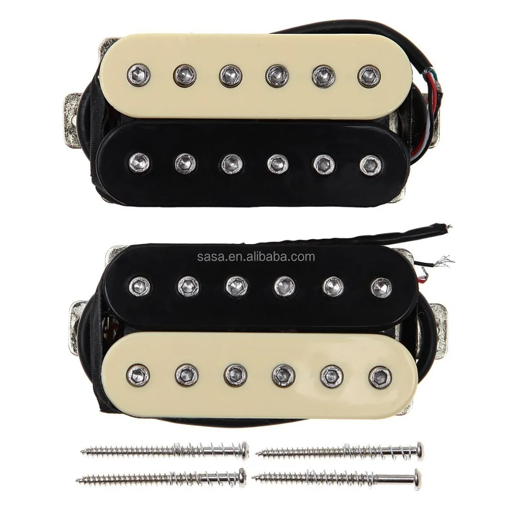Set Humbucker Pickup Zebra BK - bassfm.id