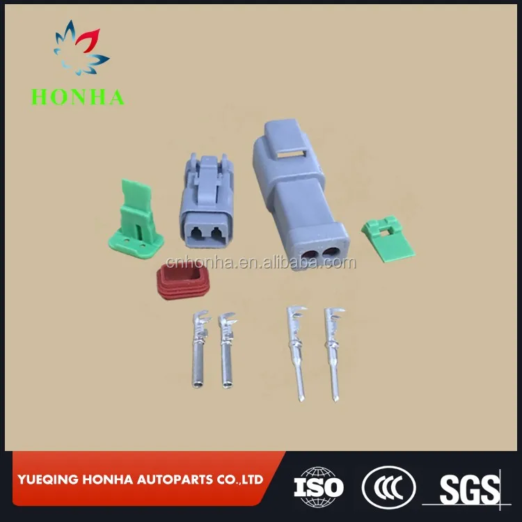 Dt06-2s-e005 Dt04-2p-e005 Pa66 Grey 2 Pin Male And Female Deutsch Auto ...