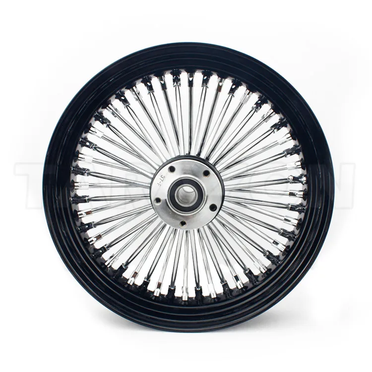 Stainless Steel Custom Spoked Motorcycle Wheels for Harley Davidson