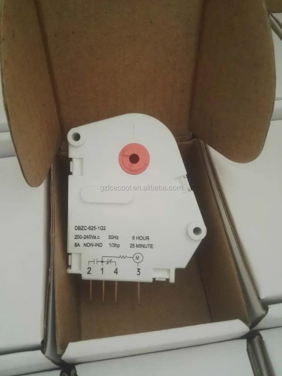 6 Hours 25 Minutes Defrosting Dbzc-625 Defrost Timer For Refrigerator ...