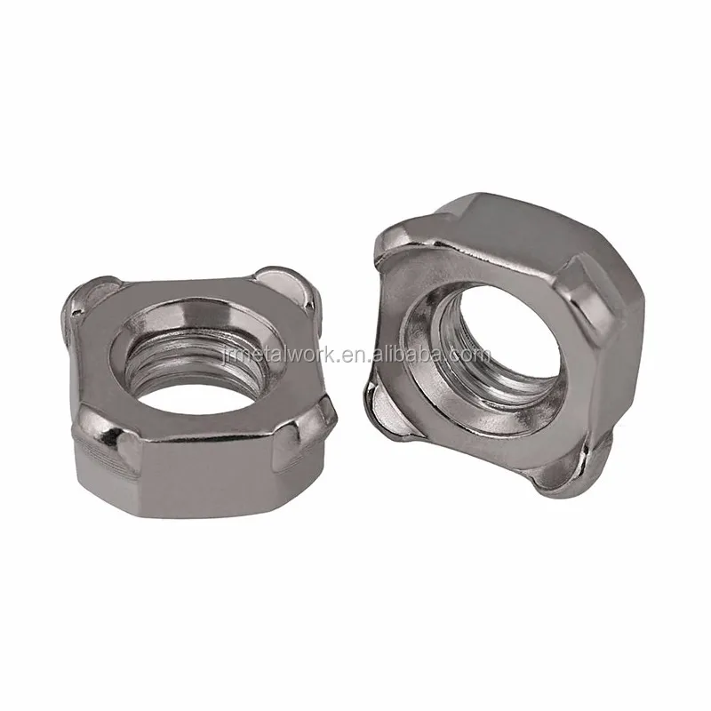 M14 M16 M18 Stainless Steel Ss304 Ss316 Square Weld Nuts - Buy ...