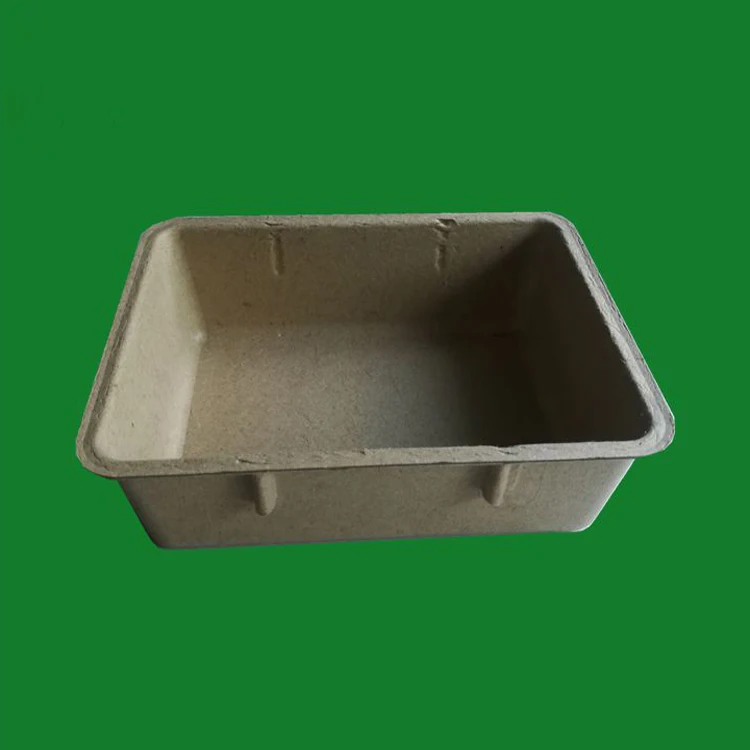 Biodegradable Cardboard Tray Sugarcane Pulp Wet Pressing Corrugated ...