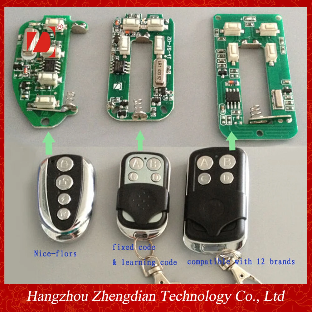 4 Channel Gate Remote Control Receiver With 315mhz And 433mhz - Buy ...