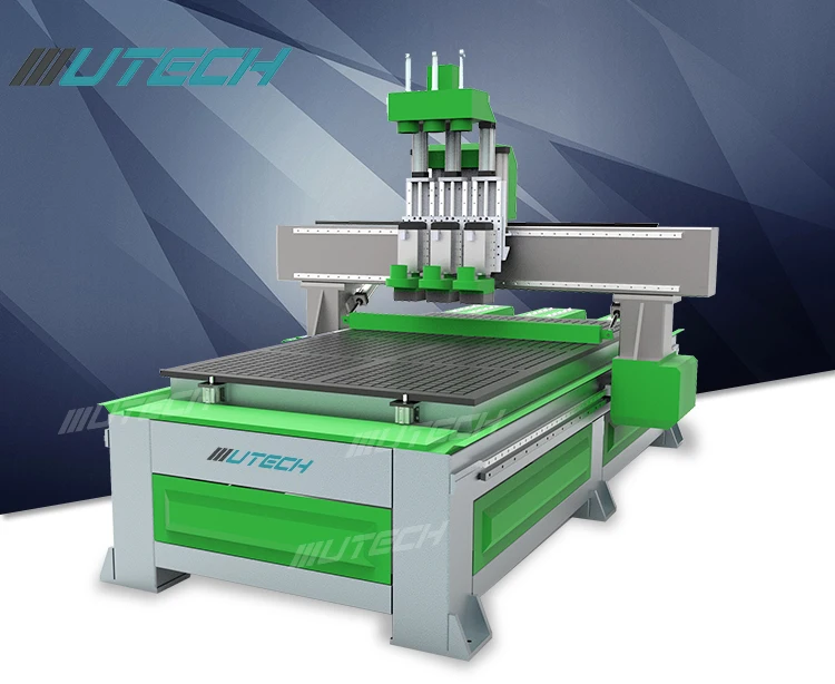 Three Spindle Head 3 Axis Cnc Machine Cnc Router For Wood Carving/cnc ...