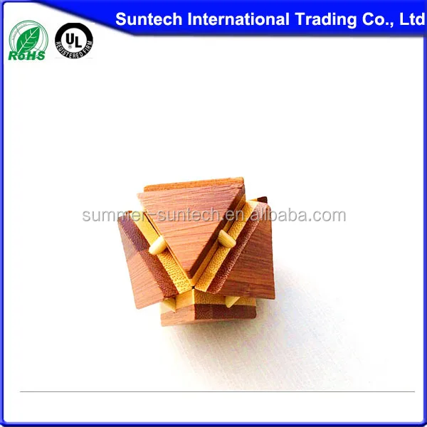 3d Iq Brain Adults Wooden Intelligence Puzzle Toys,Wooden Puzzle For ...