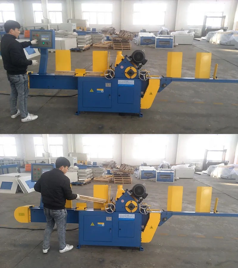 Wood Pallet Stringer Board Chamfering Machine - 1 Year Warranty