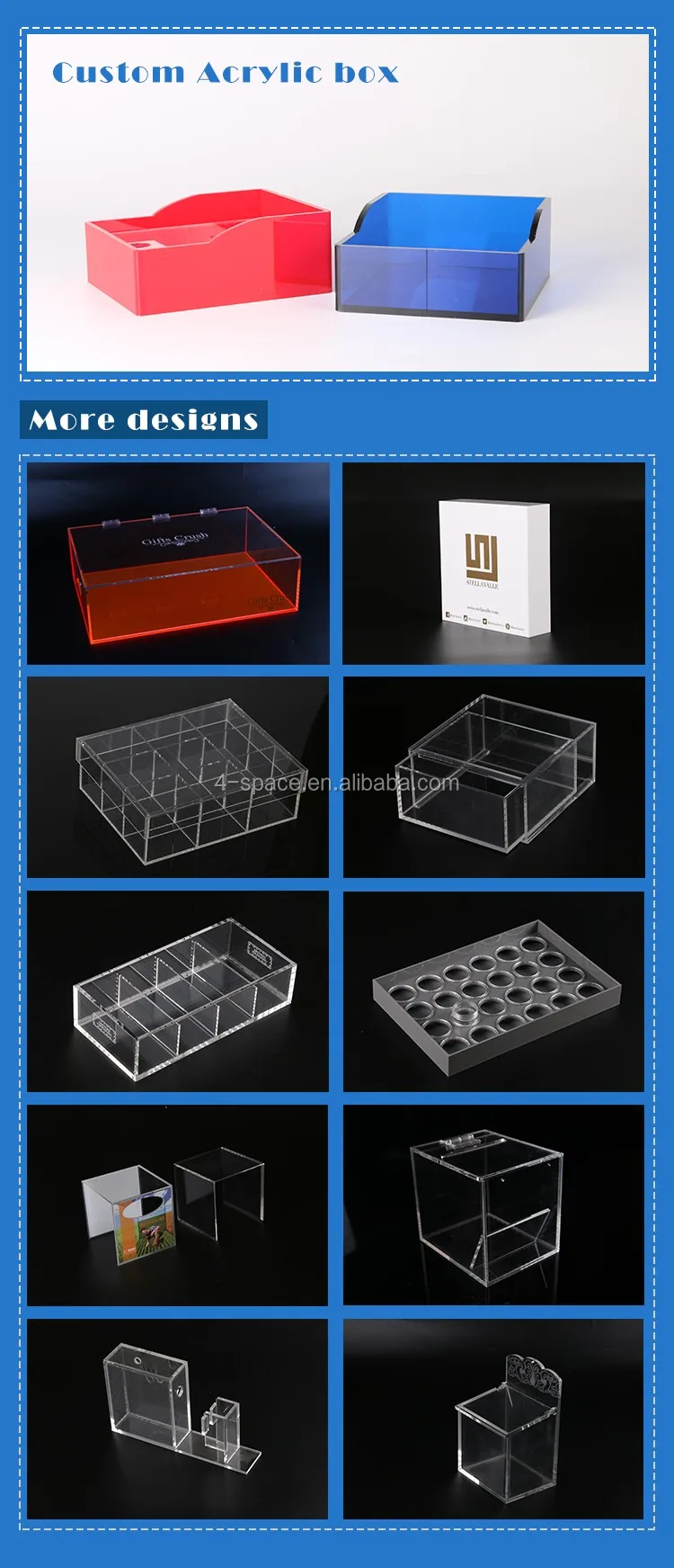 Clear Acrylic Raffle Ticket Dispenser Transparent Plexiglass Roll ...