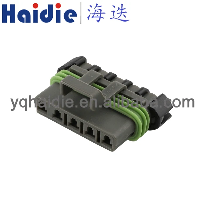 Haidie 5 Pin Waterproof Female Automotive Electric Plug Car Connector ...