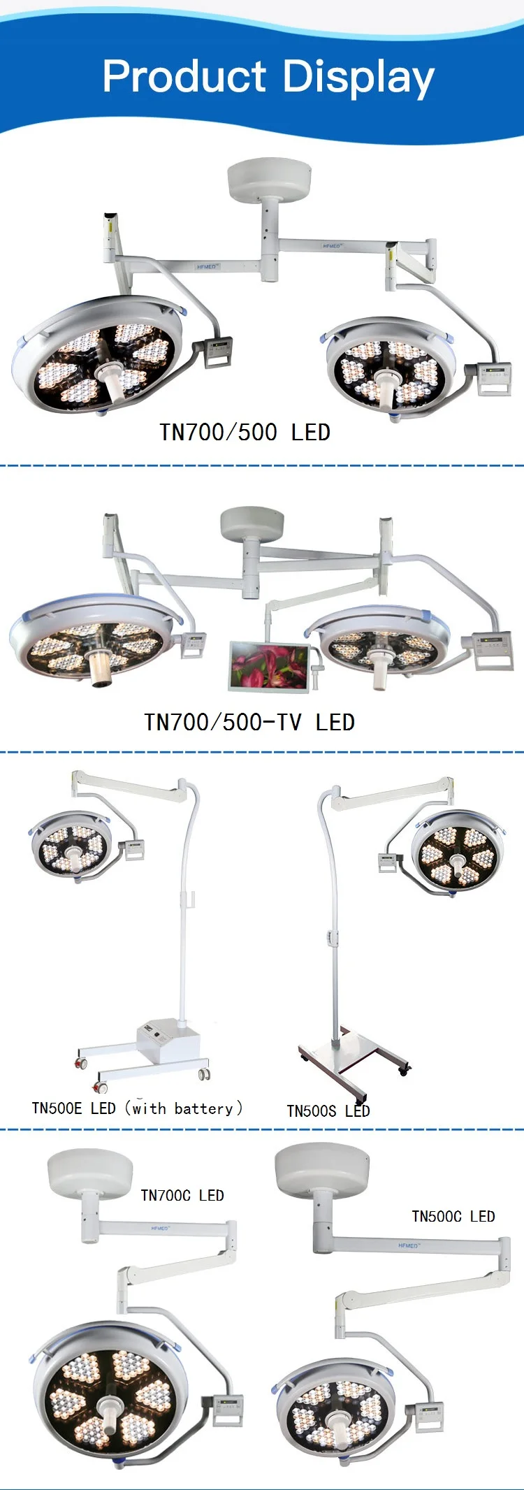 Hospital Led Surgical Shadowless Lamp Mobile Operating Light For Dental ...
