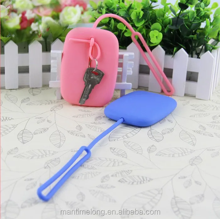 Lovely Key Silicone Candy-colored Key Bag Card Package Daily Key Bag ...