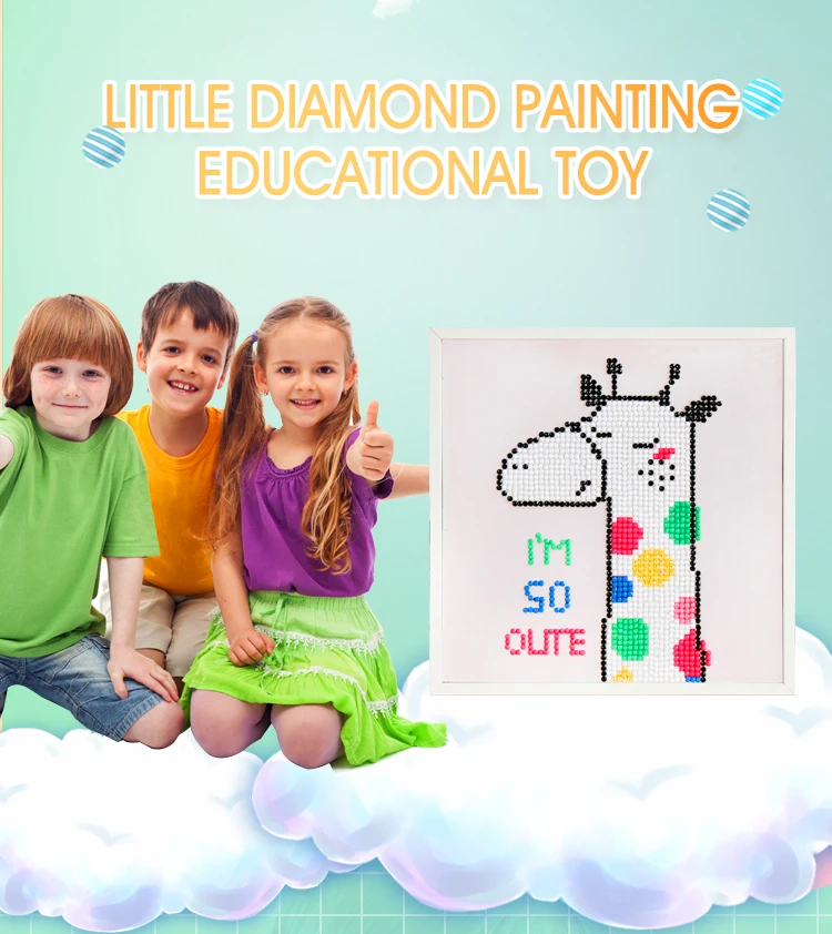 New Design Creative Educational Toy 20*20cm Mini White Frame Diy ...