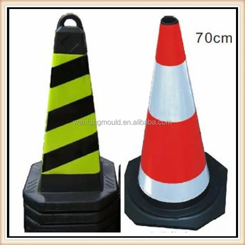 High Speed Fiberglass Road Cone Mould/plastic Injection Road Cone Mold ...