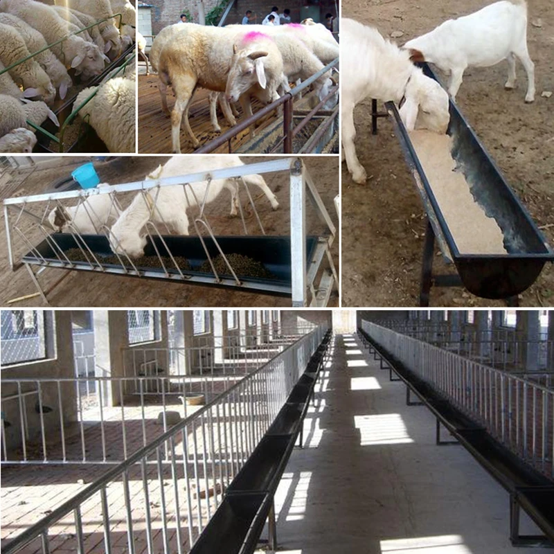 Pp Hanging Sheep Feeding Trough Cattle Horse Feed Trough Feeder With ...