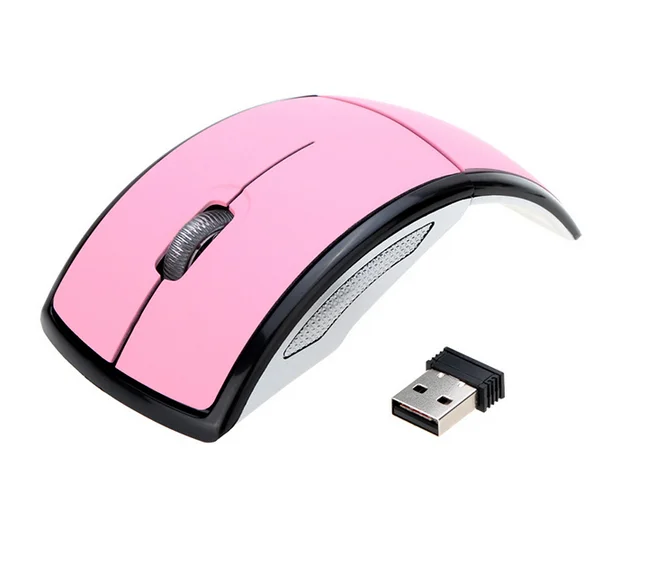 Oem Novelty Personalized Foldable Optical Wireless Mouse Without ...