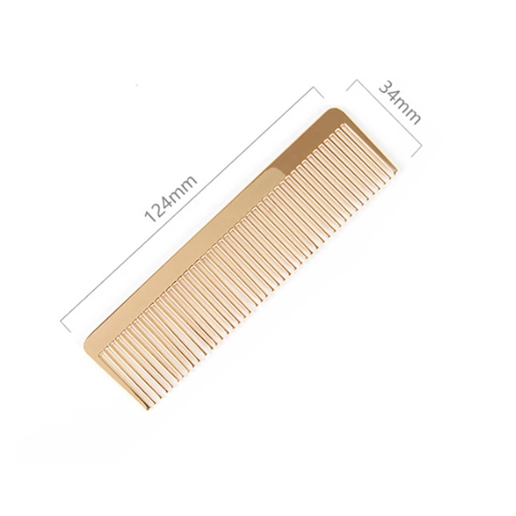 Hot Sell Contracted Pocket Can Be Customized Metal Hair Golden Comb ...