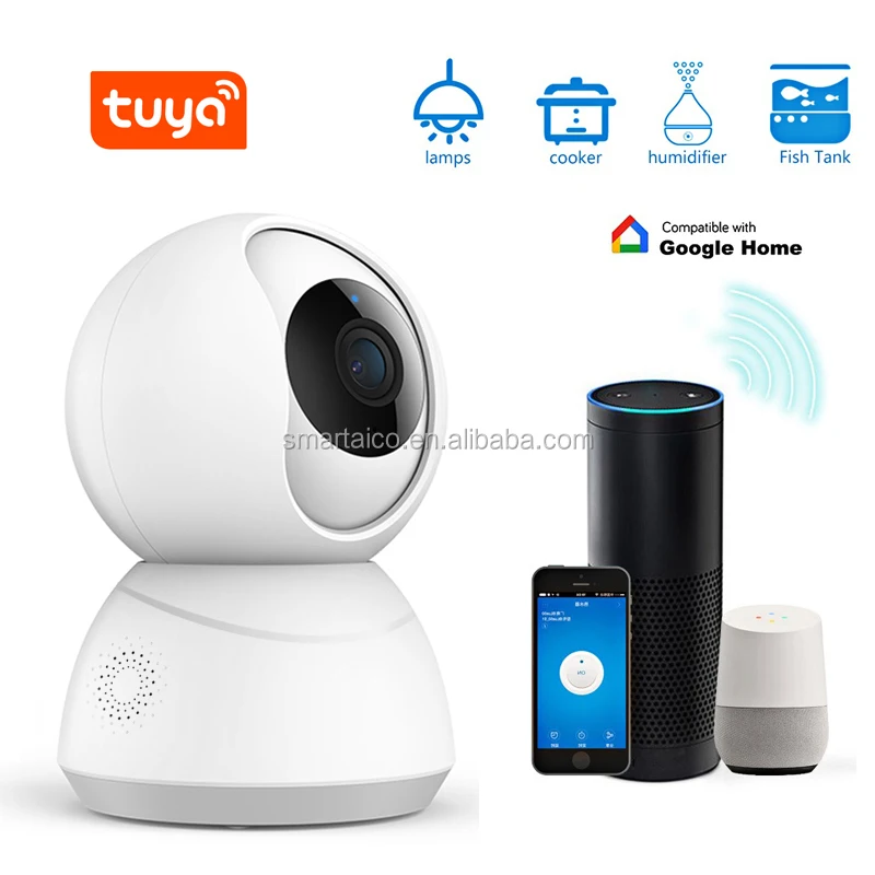 Tuya Mini Home Security Wireless Wifi 360 Degree View Auto Motion ...