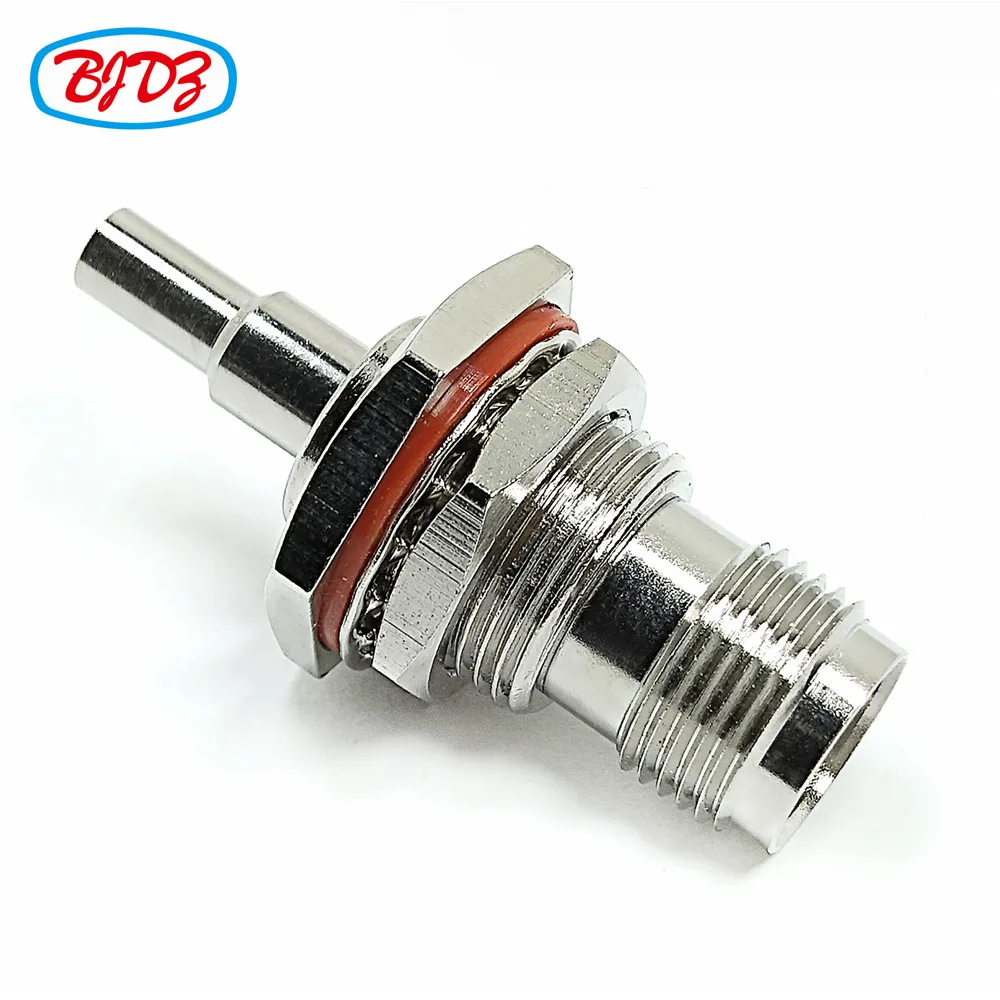 Waterproof Rf Connector Tnc Female Bulkhead Connector For Cable Lmr100 ...