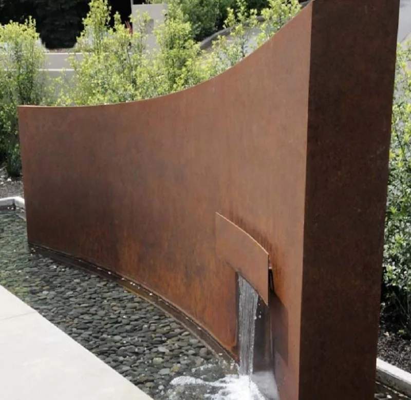 Rusty Metal Corten Steel Water Fountains For Garden - Buy Corten Steel ...