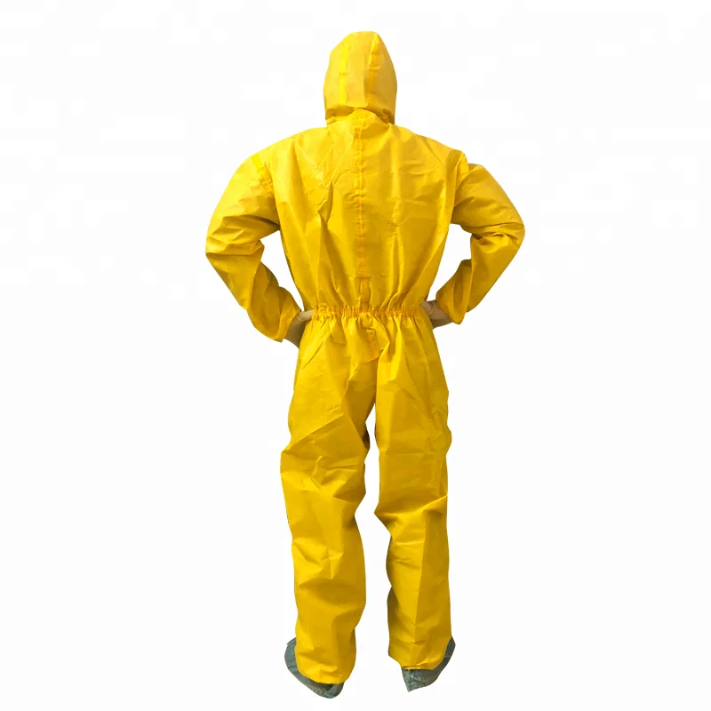 Ebola Type 4/5/6 Disposable 78g Protective Clothing/coverall/suit ...