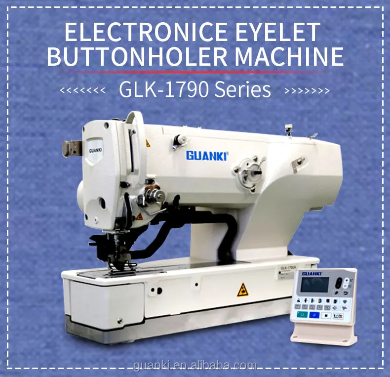 Guanki Glk-1790a Computer Control Button Hole Industrial Sewing Machine ...