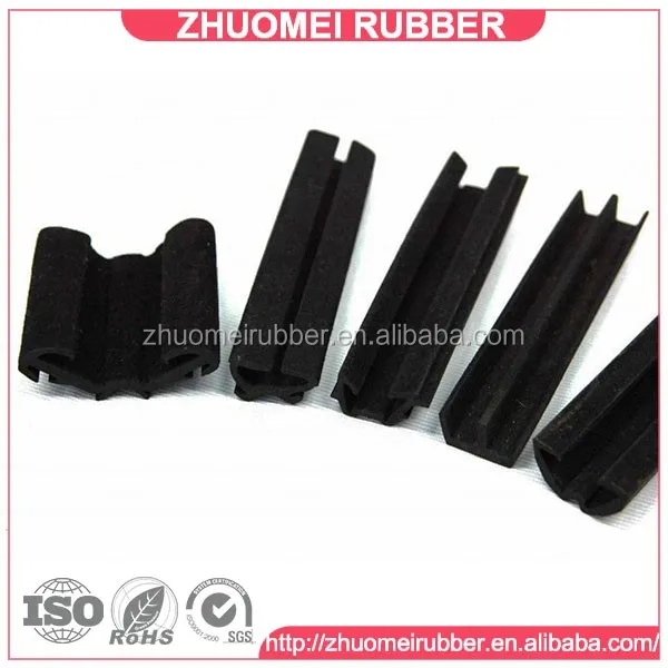 Flexible Window Glass Run Channel With Flock Lining - Buy Window Glass ...