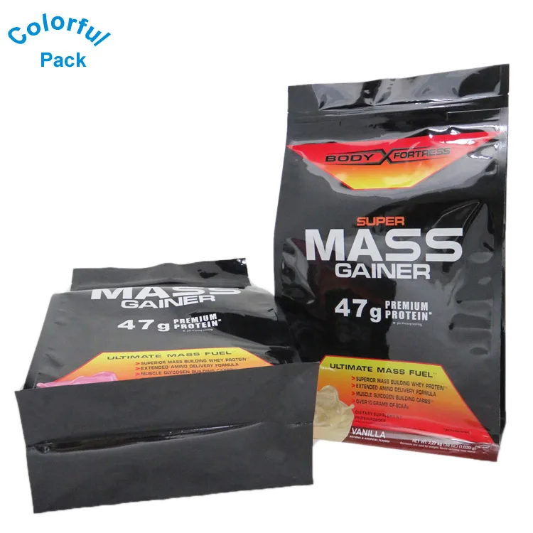 Whey Protein Powder Eight Side Seal Bag Protein Powder Bag With ...
