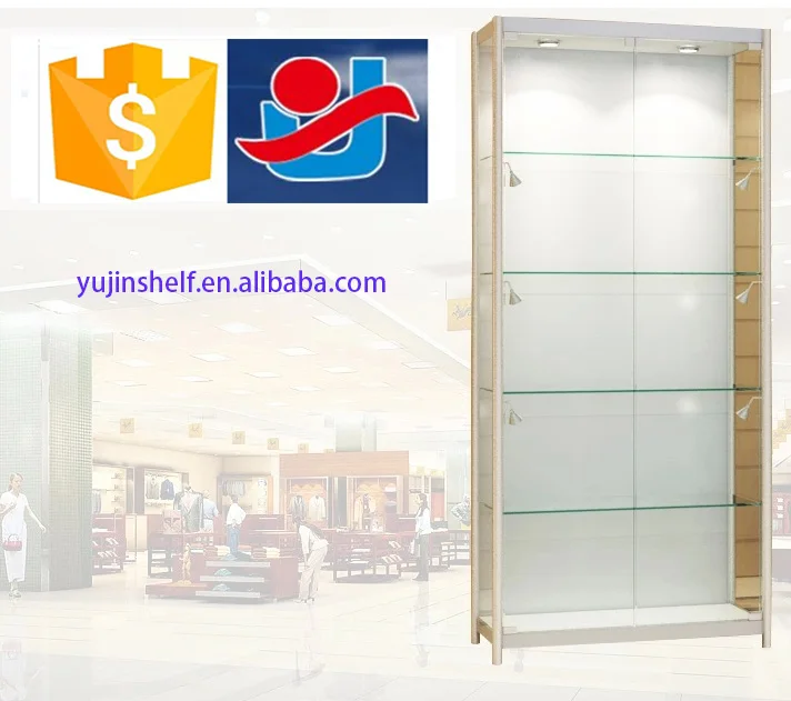 Used Full Vision Glass Display Case - Durable & Versatile