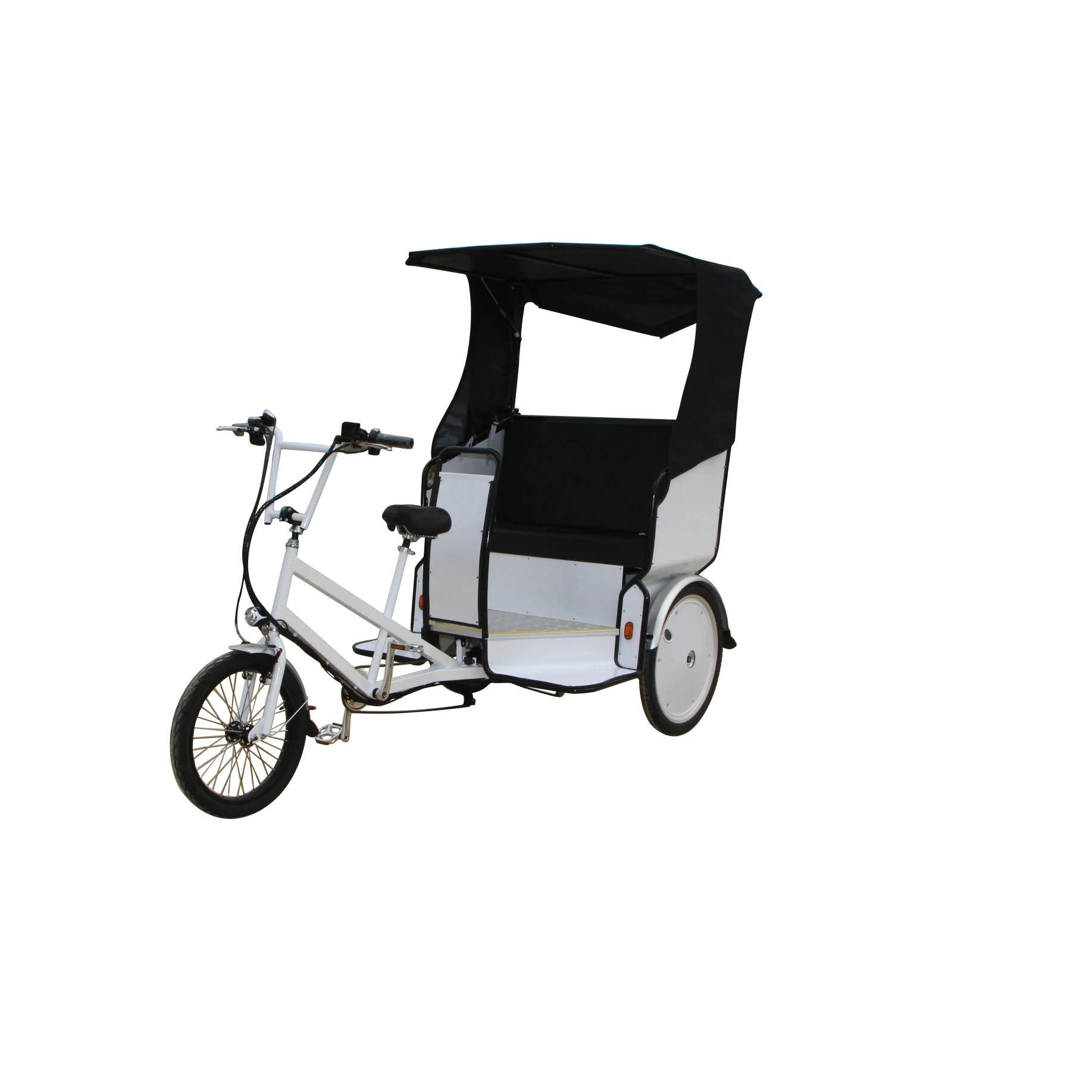 Top Selling Pedal Passenger Taxi Bike 3 Wheel Electric Pedicab Rickshaw ...