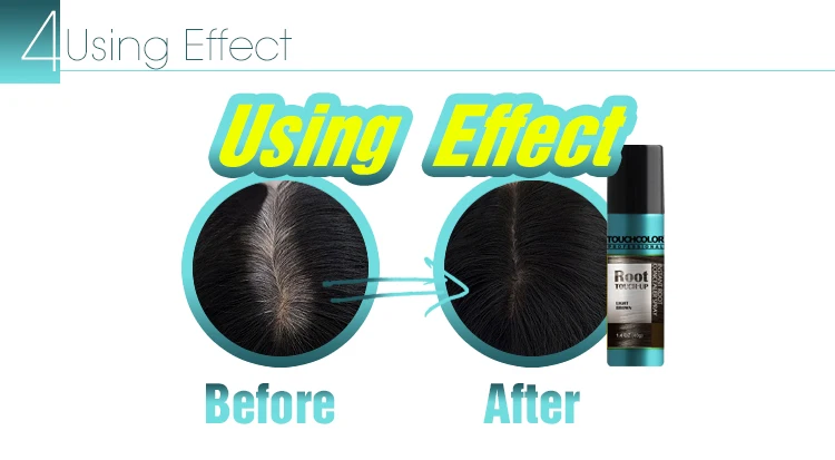 Newest Temporary Gray Cover Washable Hair Color Root Touch-up Spray ...