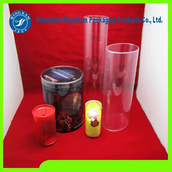 Embalagem De Cilindro De Plástico Transparente Personalizado E Tubos De ...