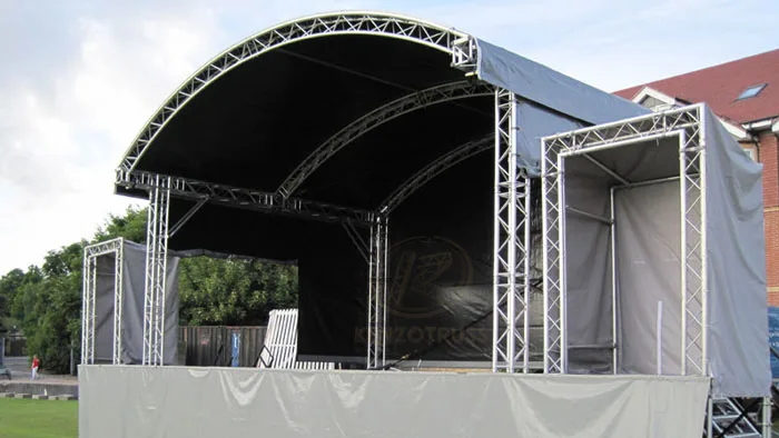 Aluminum Curved Roof Truss System - Durable & Aesthetically Pleasing